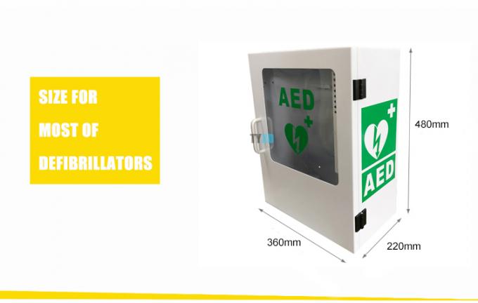 IP45 Outdoor Heated AED Cabinet Waterproof With 9V 120db Alarm System