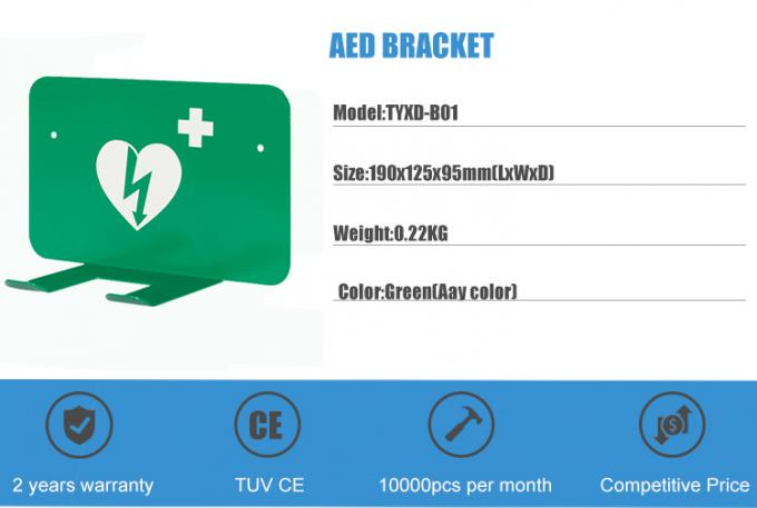 Custom AED Wall Bracket , Sturdy Universal AED Wall Mount Bracket