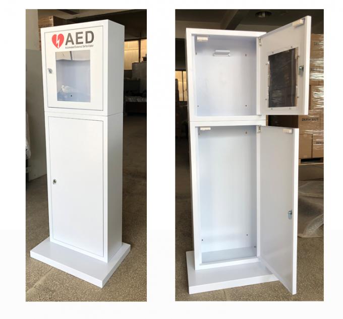 Outdoor Free Standing Emergency Defibrillator Box For First Aid Storage