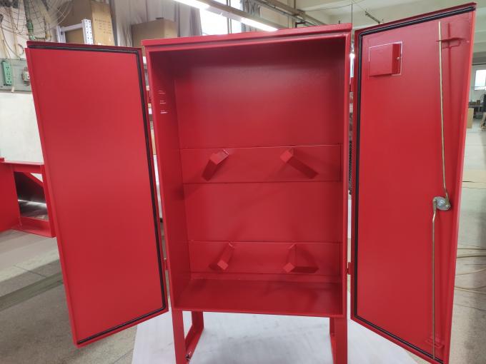 Red Fire Extinguisher Cabinets , High Durability Fire Hose Cabinet