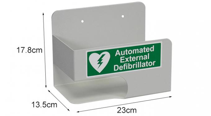 Cold Rolled Steel AED Wall Bracket , Safety First Aid AED Defibrillator ...