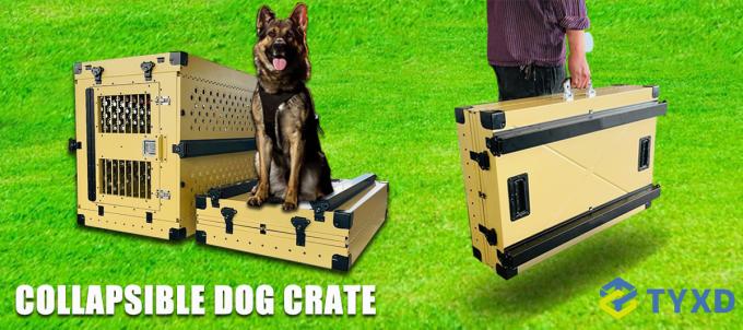Aluminum Collapsible Dog Travel Box