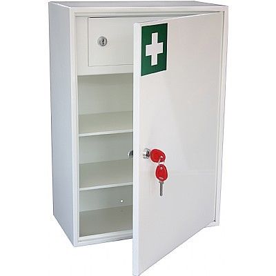 Metal Empty Wall Mount First Aid Kit Box Medical Wall Box