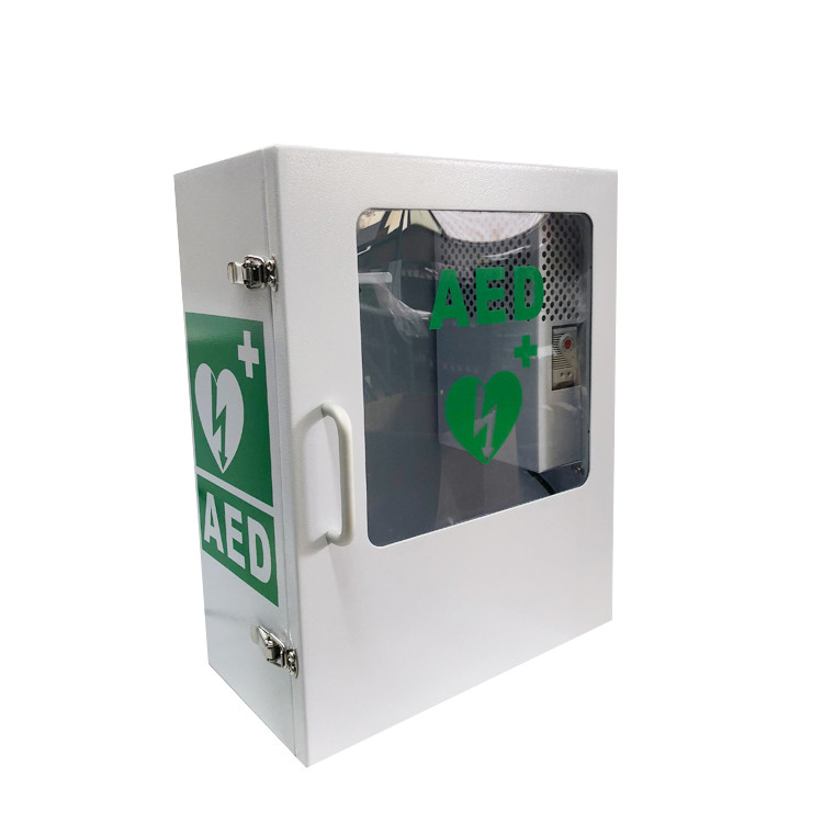IP45 Outdoor Heated AED Cabinet Waterproof With 9V 120db Alarm System