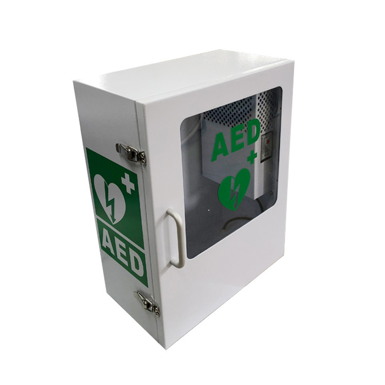 IP45 Outdoor Heated AED Cabinet Waterproof With 9V 120db Alarm System
