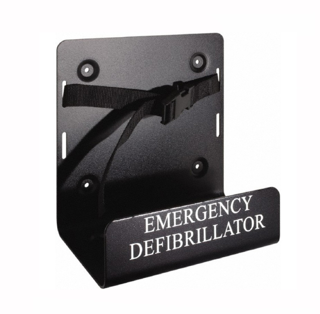 90 Degree Metal AED Wall Mount Bracket Black / Green Customization ...