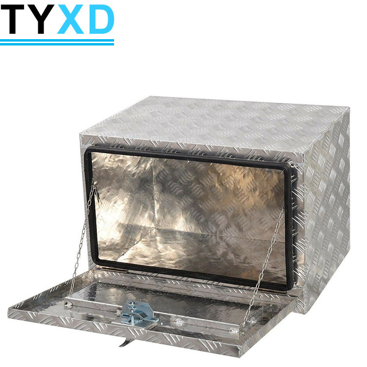 24 Inch Metal Tool Box , Heavy Duty Aluminum Truck Under Bed Tool Boxes