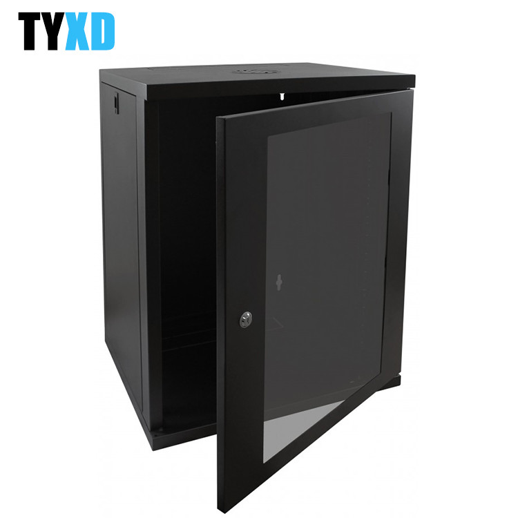 Lockable 12U Floor Standing Data Cabinet For Servers / Network Devices