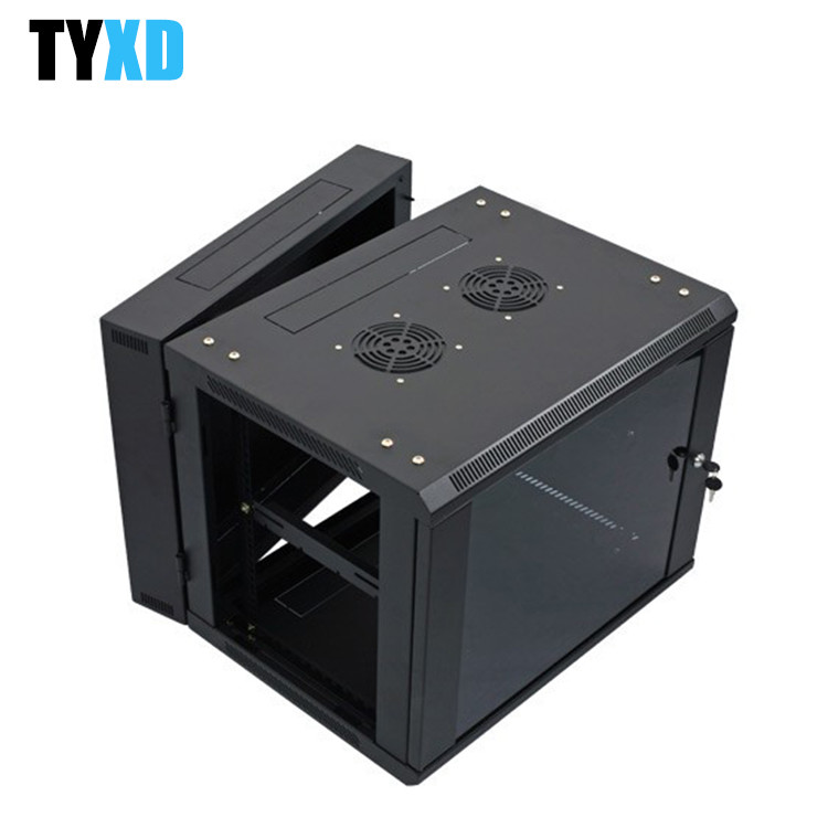 Lockable 12U Floor Standing Data Cabinet For Servers / Network Devices