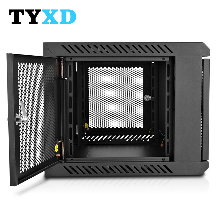 Mesh Door Wall Mount Rack Enclosure Server Cabinet With Adjustable ...