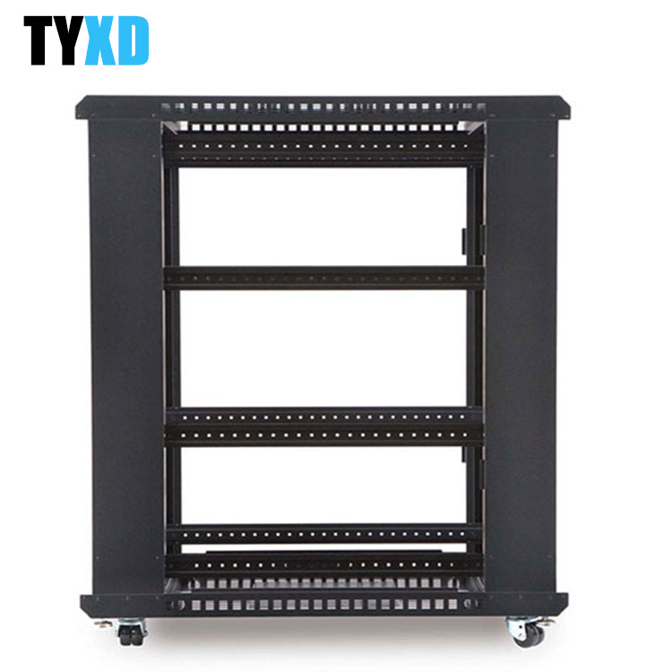 22U 18U 12U Network Rack Cabinet , Floor Standing Open Frame Server Rack