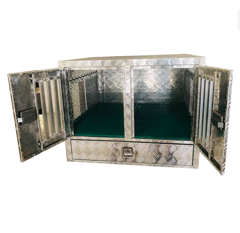 Heavy Duty Aluminum Dog Box For UTE / ATV / UTV Customization Available