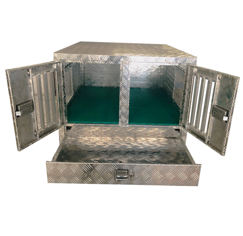 Heavy Duty Aluminum Dog Box For UTE / ATV / UTV Customization Available