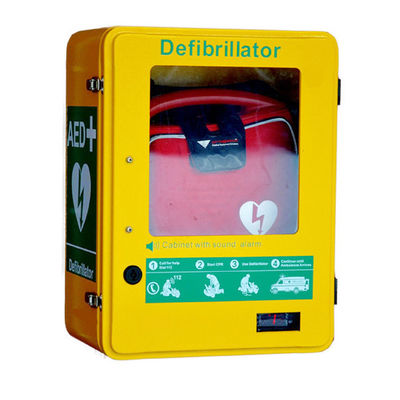 Outdoor Heated AED Defibrillator Cabinets , Free Standing Defibrillator ...